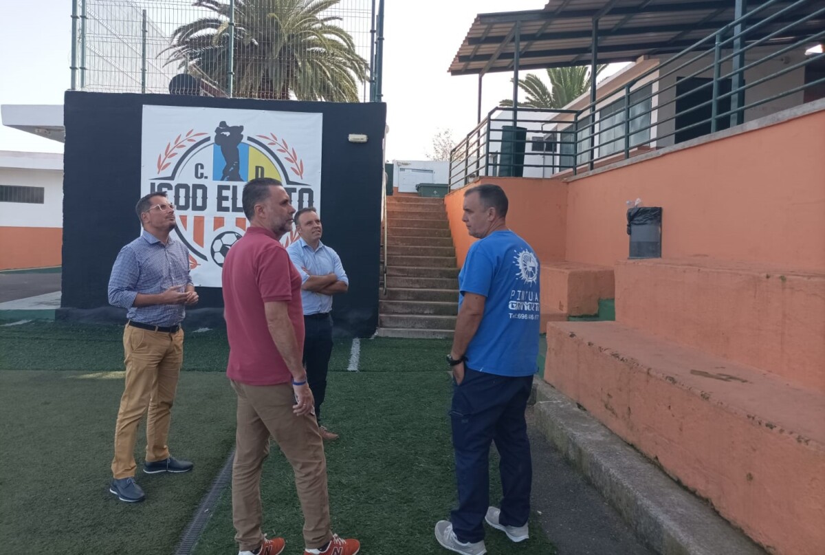 El Ayuntamiento de Los Realejos acomete mejoras en el Estadio La Zarza ...